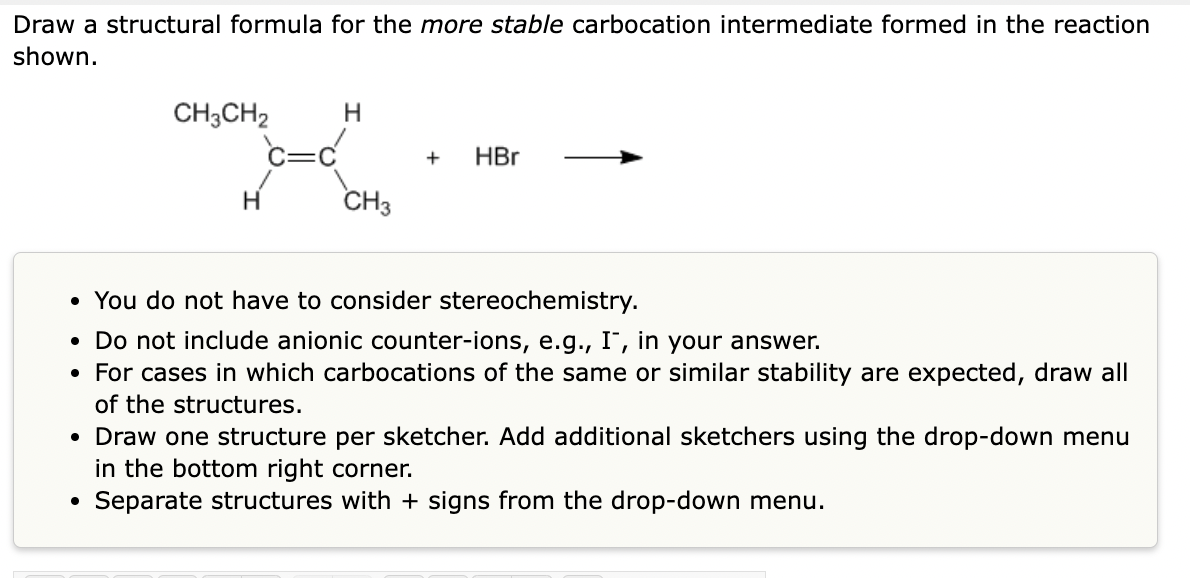 [Solved]: Draw a structural formula for the major organic