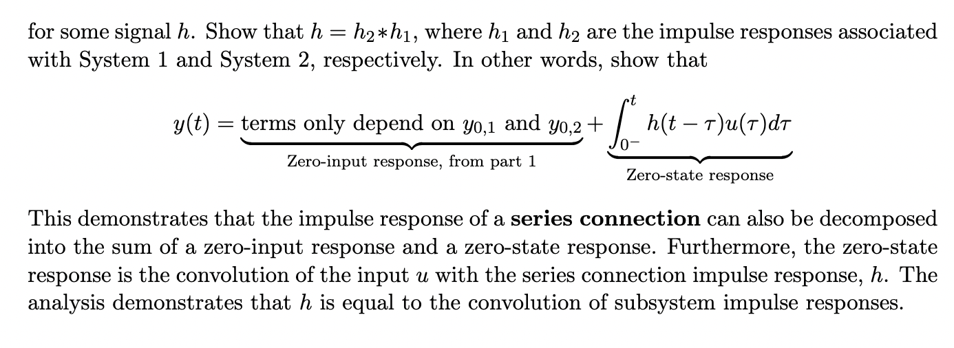 Solved Consider two low-pass systems: System 1: | Chegg.com