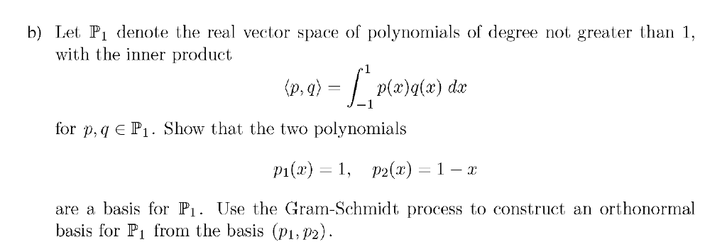 Solved a) In the vector space R2 consider the function ( R2 | Chegg.com