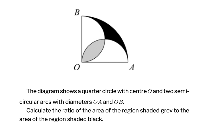 Solved The diagram shows a quarter circle with centre O and | Chegg.com