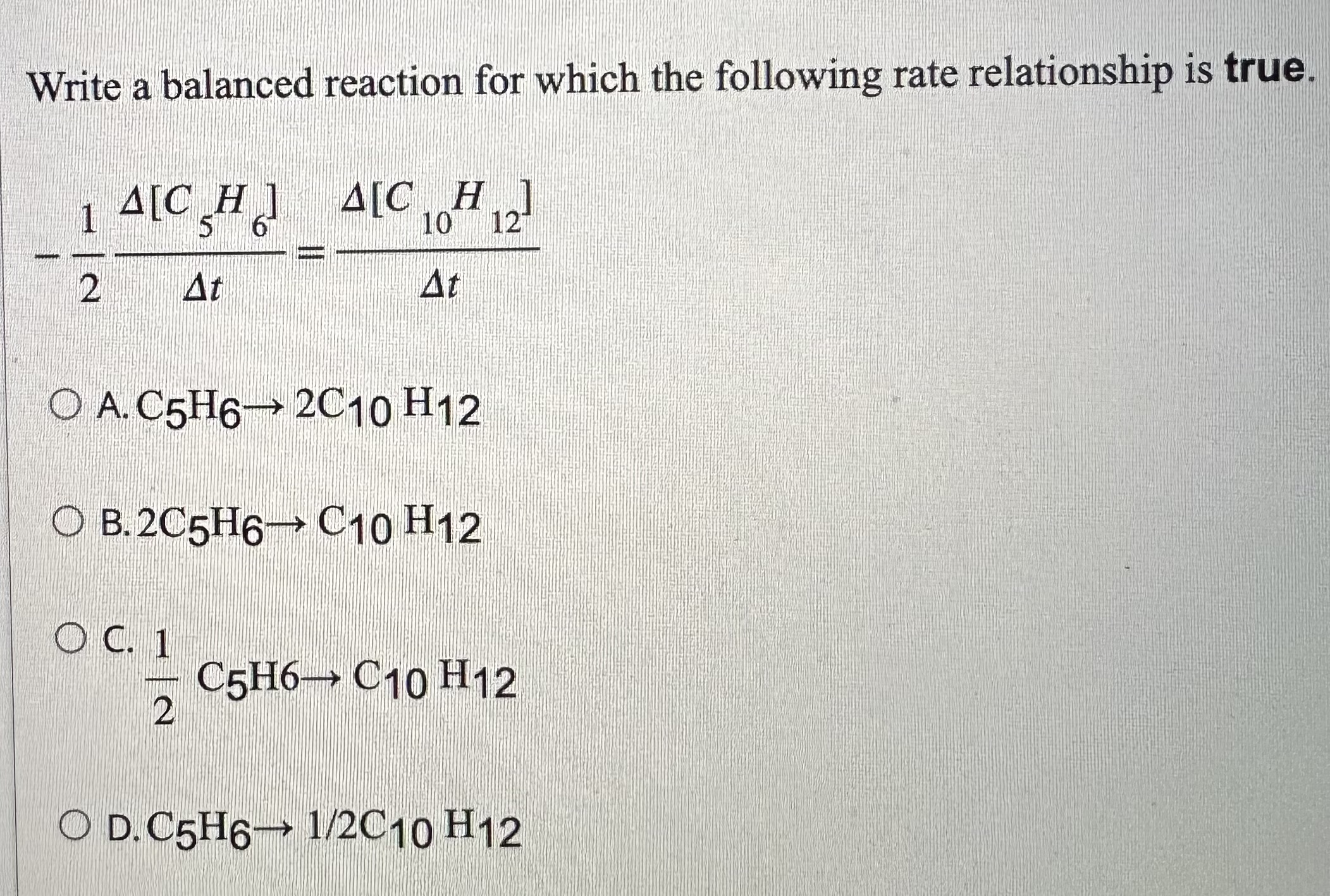 Solved Write a balanced reaction for which the following | Chegg.com