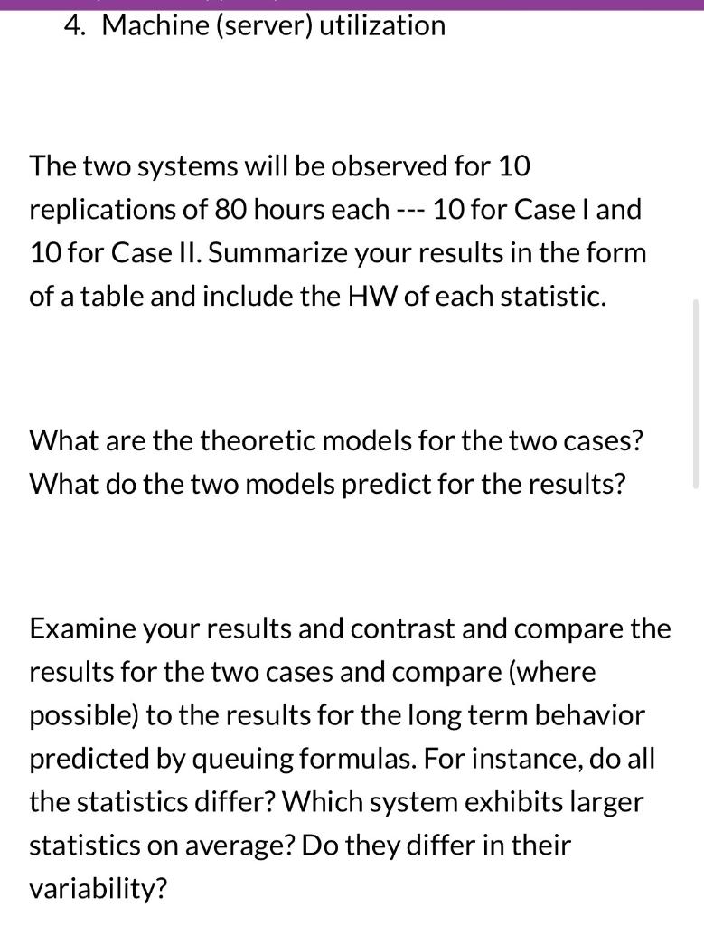 1. SIMIO Single Server Model This is your | Chegg.com