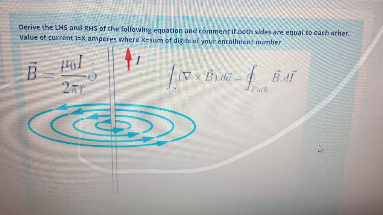Solved Derive the LHS and RHS of the following equation and | Chegg.com