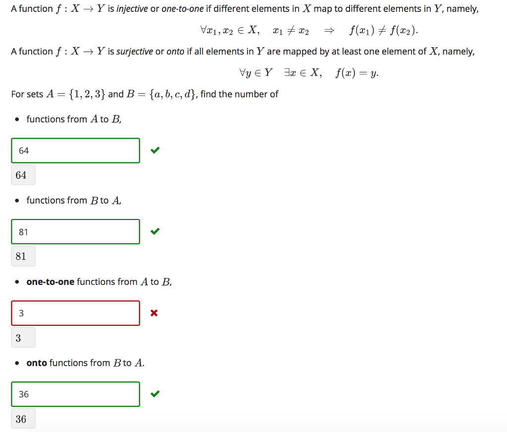 Solved I just would like to know the answer of "one-to-one | Chegg.com