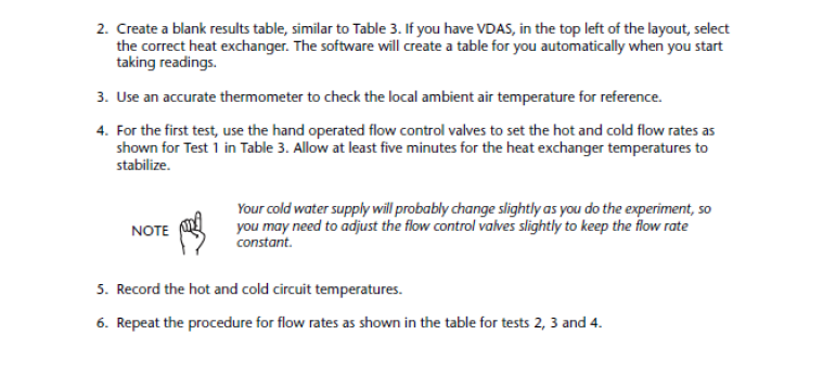 Solved Q4. An experiment is conducted using a lab scale heat | Chegg.com