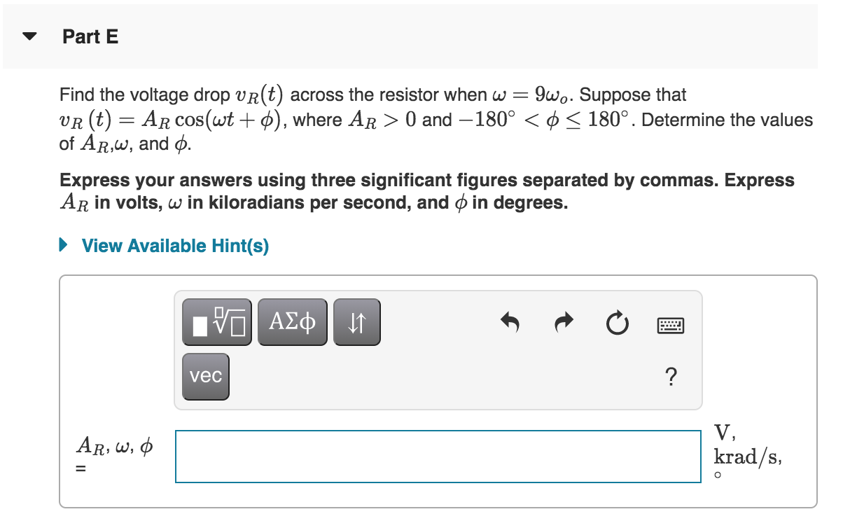 Solved Problem 14.39 - Enhanced - with Hints and Feedback 9 | Chegg.com