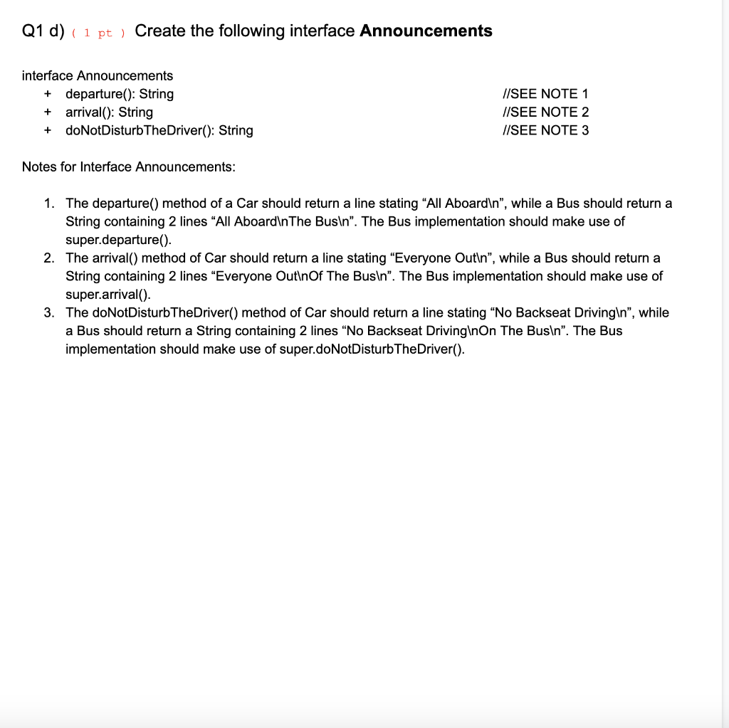 Solved Q2 )( 10 pts ) Create a class named Recursion | Chegg.com