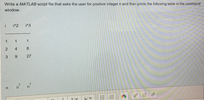 Solved Write A Matlab Script File That Asks The User For