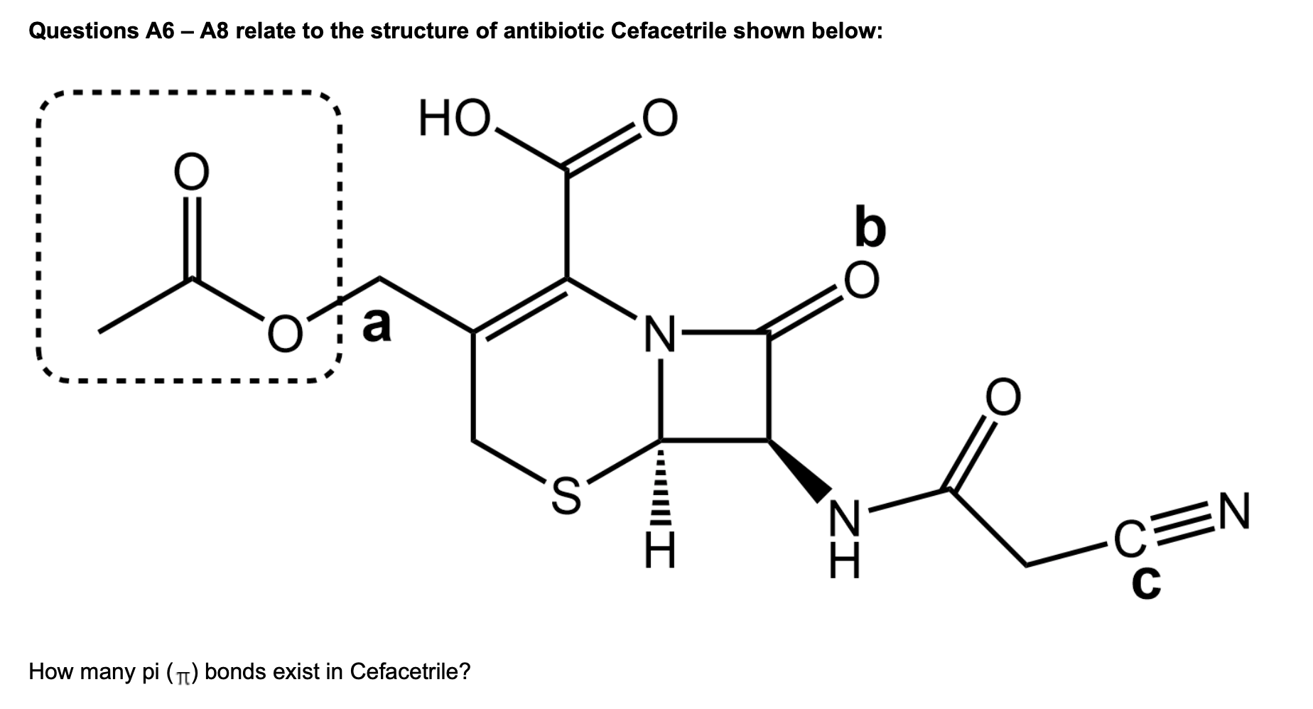 Solved Questions A6 – A8 relate to the structure of | Chegg.com