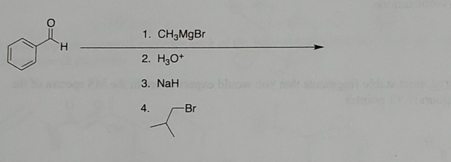 Solved ОН 1. PCC 2. CH3NH2, HCl (mild) 1. CH3MgBr I 2. | Chegg.com