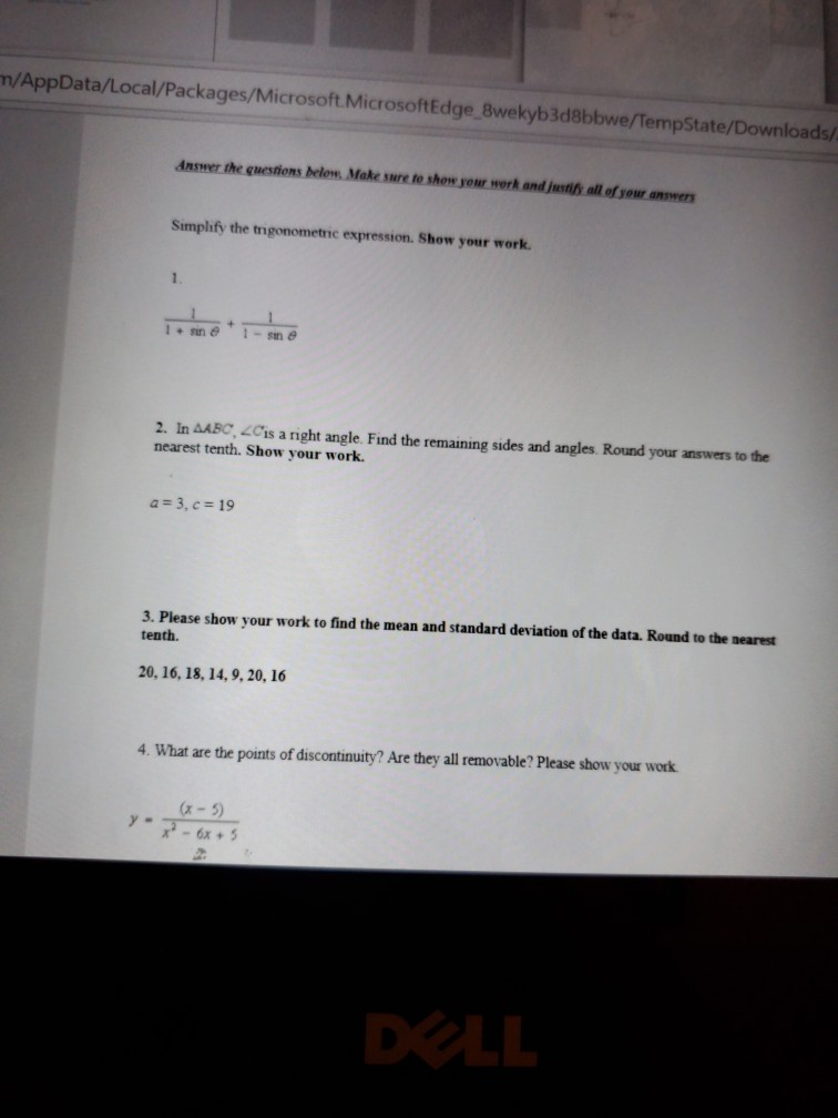 Solved m/AppData/Local/Packages/Microsoft | Chegg.com