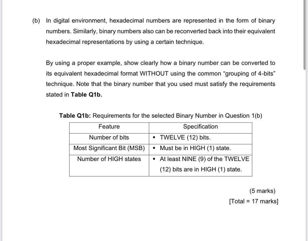 Solved 1) Show complete understanding on number | Chegg.com