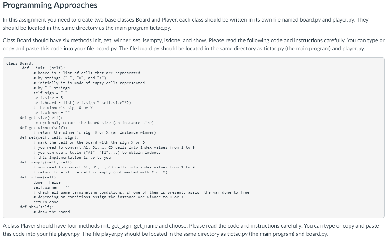 Solved Just need the random, smart ai and minimax parts done | Chegg.com