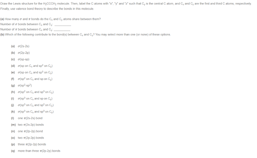 H2ccch2 Lewis Structure