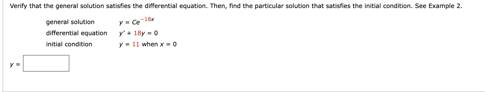 Solved Verify that the general solution satisfies the | Chegg.com