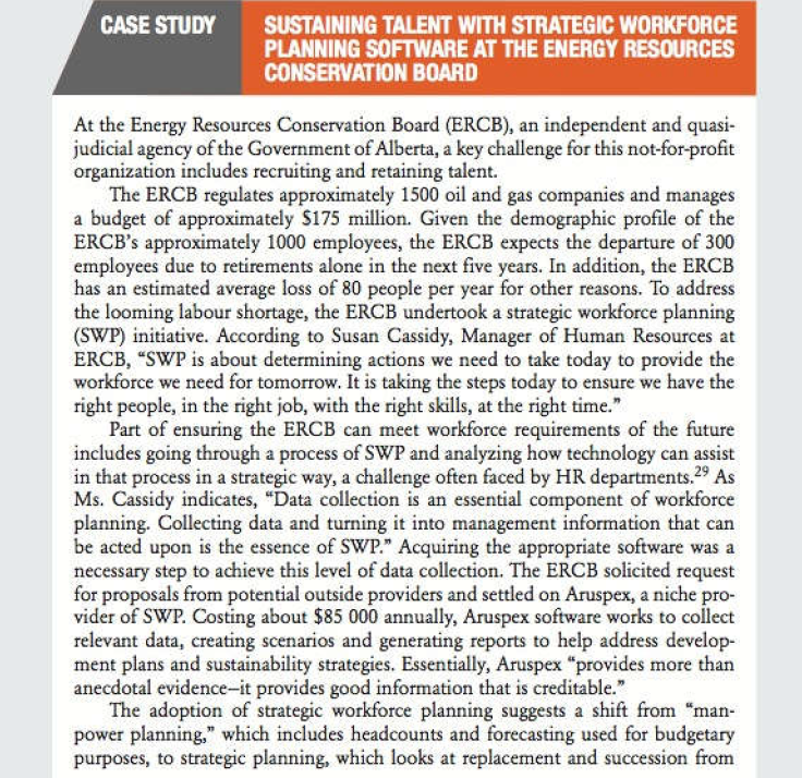 Solved CASE STUDY SUSTAINING TALENT WITH STRATEGIC WORKFORCE | Chegg.com Solved CASE STUDY SUSTAINING TALENT WITH STRATEGIC WORKFORCE | Chegg.com