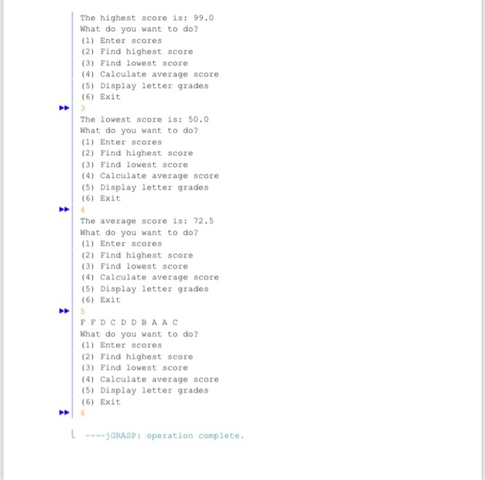 Solved Develop a program to help a teacher evaluate his | Chegg.com