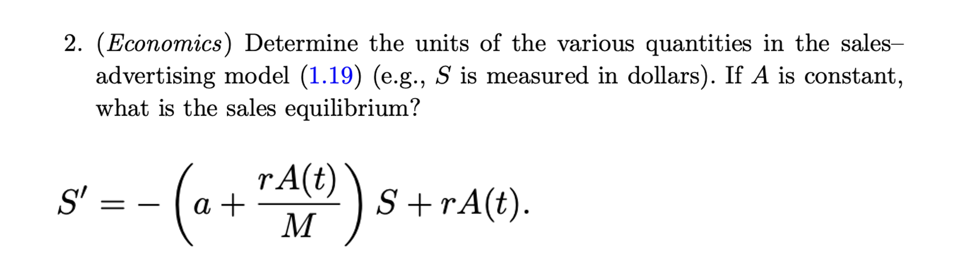 Solved Muéstrame cómo resolver(Economics) ﻿Determine the | Chegg.com