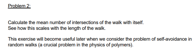 Solved Calculate the mean number of intersections of the | Chegg.com