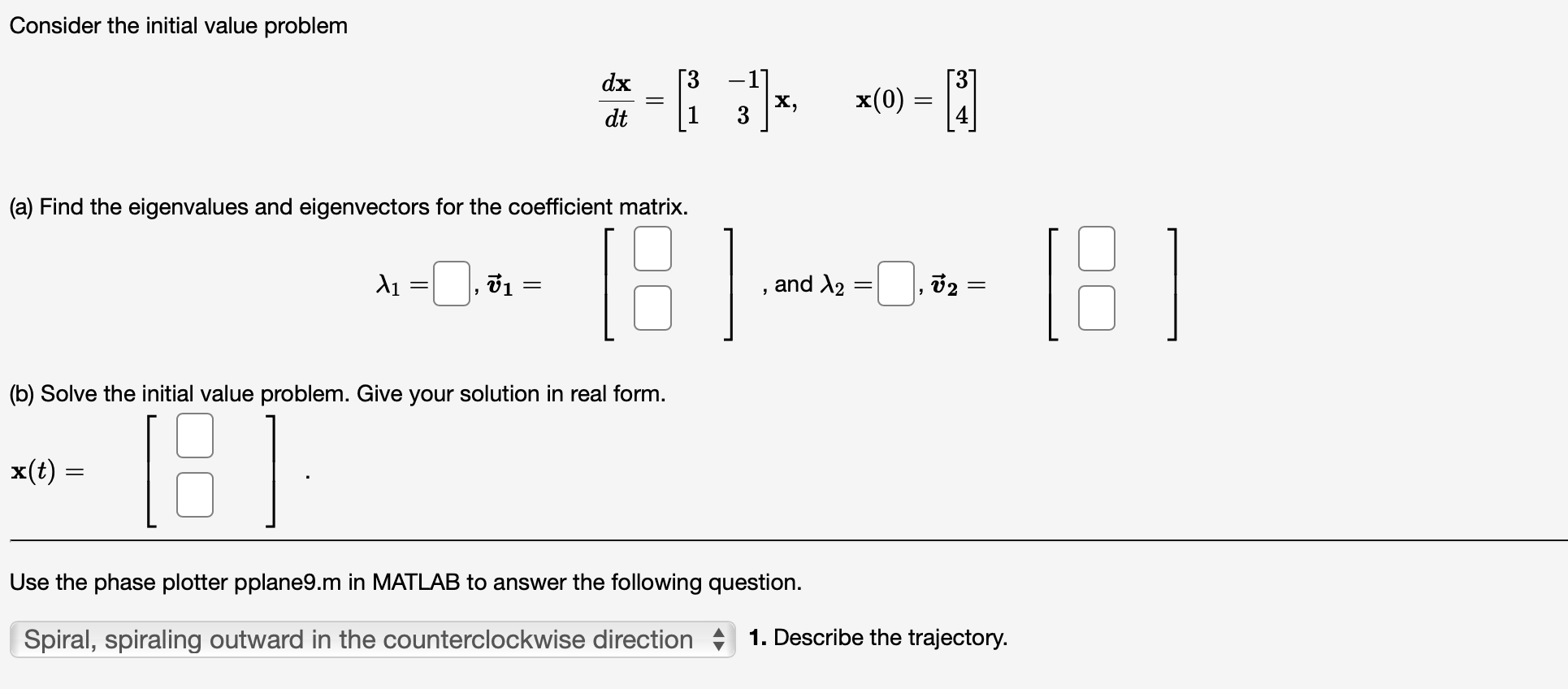 Solved Consider the initial value problem | Chegg.com