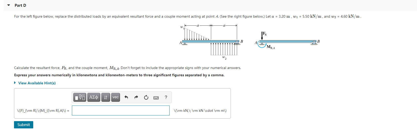 Solved Part D For the left figure below, replace the | Chegg.com