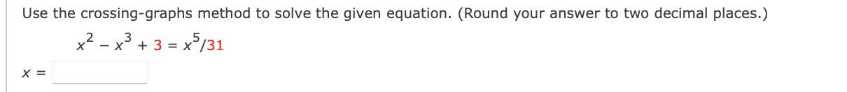 Solved Use the crossing-graphs method to solve the given | Chegg.com
