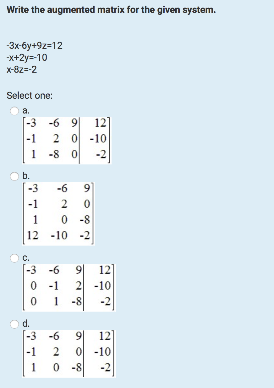 Solved The solution set to a system of dependent equations | Chegg.com