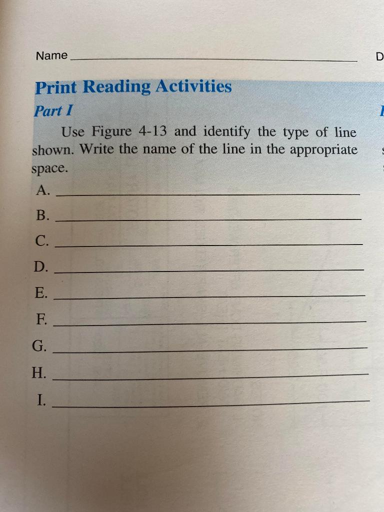 Solved Name D Print Reading Activities Part 1 Use Figure | Chegg.com