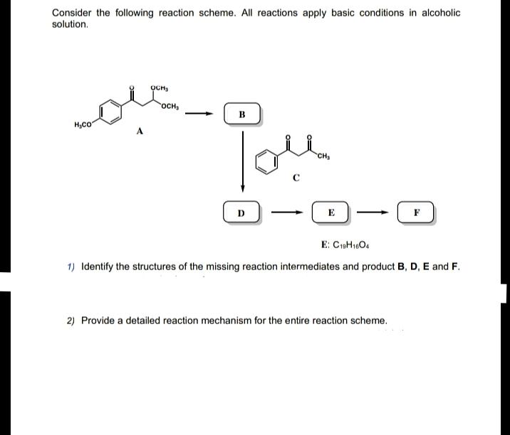 Solved Consider the following reaction scheme. All reactions | Chegg.com