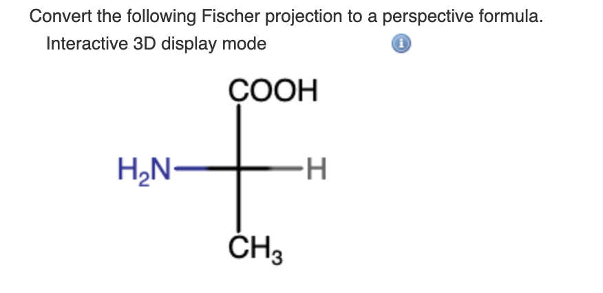 Solved Convert the following Fischer projection to a | Chegg.com