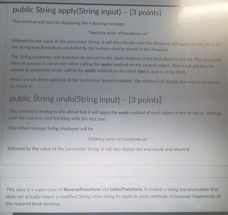 The class COP2513FinalExam will hold the main method | Chegg.com