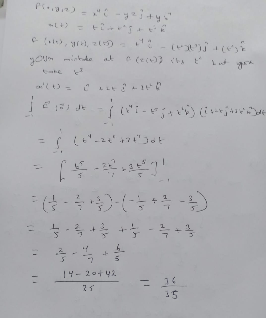 Solved Could you please check my worked solution and see if | Chegg.com