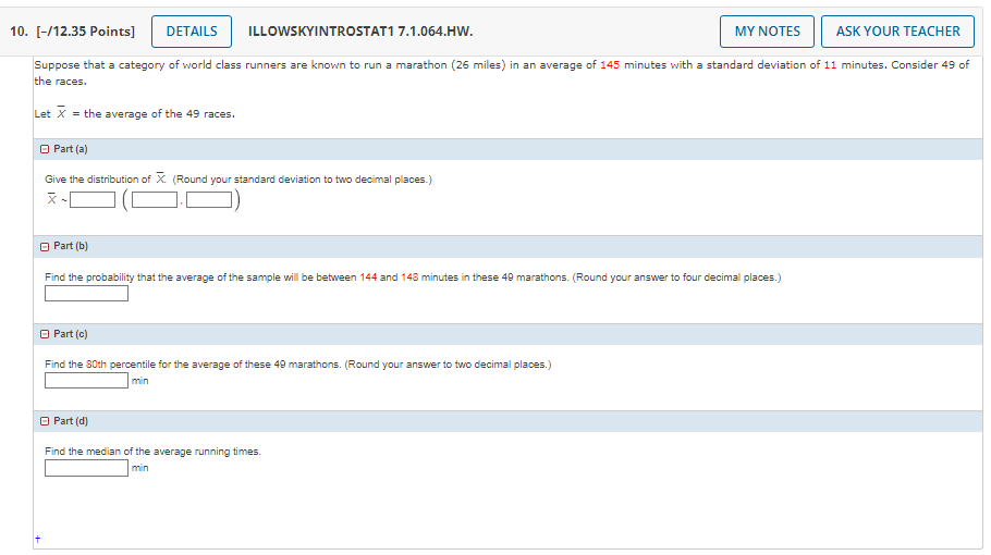Solved 10. [-/12.35 Points] DETAILS ILLOWSKYINTROSTAT1 | Chegg.com