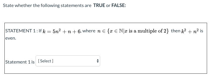 Solved: State Whether The Following Statements Are TRUE Or... | Chegg.com