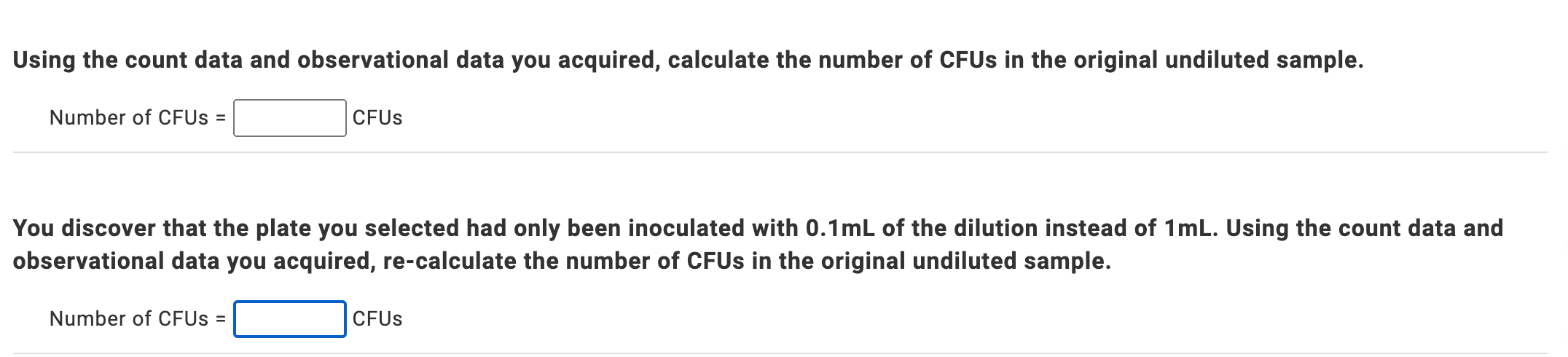 Solved Using the count data and observational data you | Chegg.com
