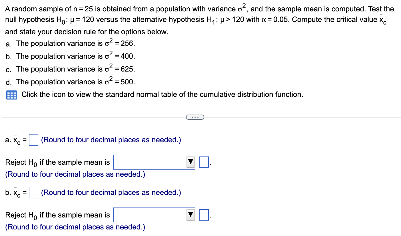 Solved c. xˉc= (Round to four decimal places as needed.) | Chegg.com