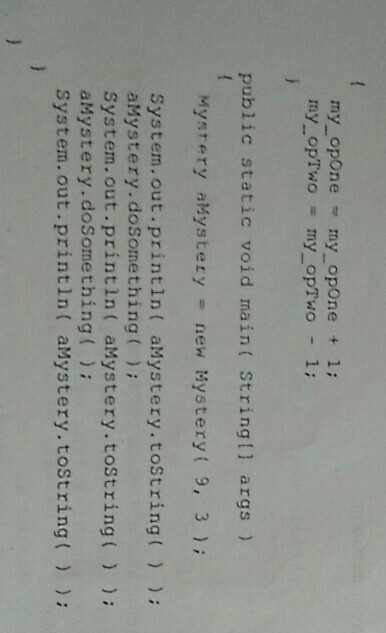 Solved 3. Write the output generated by the following class | Chegg.com