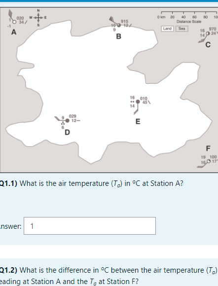 Solved Laboratory 9 Station Models (0.0) Background-Station | Chegg.com