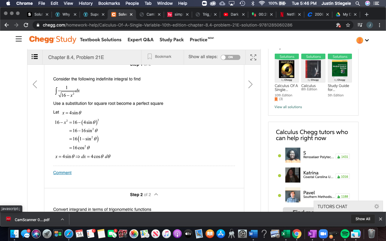 Solved Chrome File Edit View History Bookmarks People Tab | Chegg.com