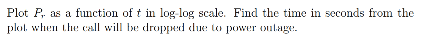 power law function). The free space power received by | Chegg.com