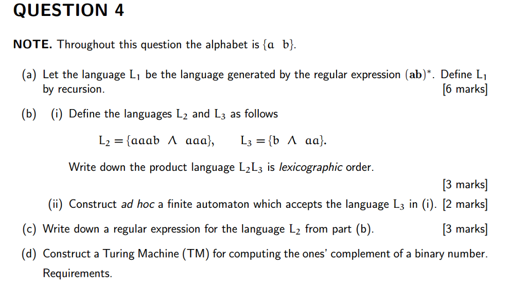 QUESTION 4 NOTE. Throughout this question the | Chegg.com