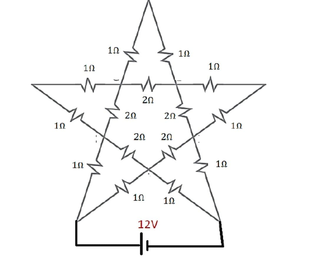 Solved 2.B Determine the total resistance and total current | Chegg.com