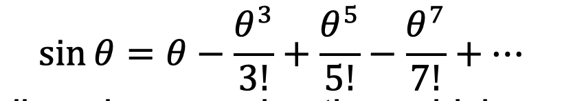 Solved Consider the series expansion for the sine function, | Chegg.com