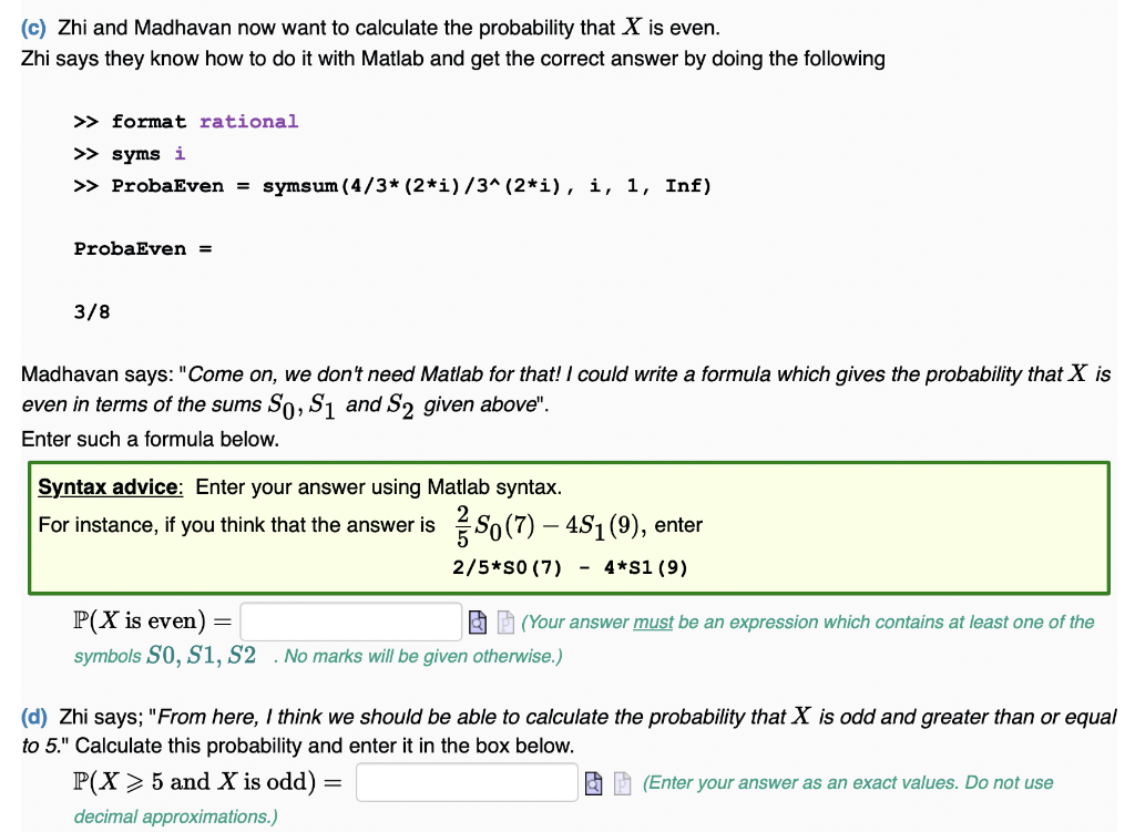 Solved Let X be a discrete random variable such that for i∈N | Chegg.com