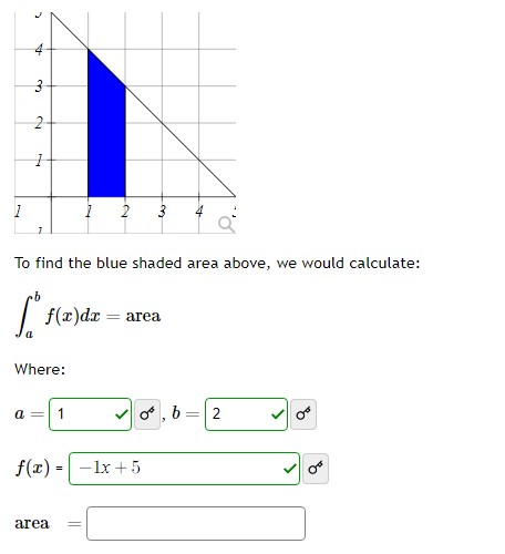 Solved To find the blue shaded area above, we would | Chegg.com