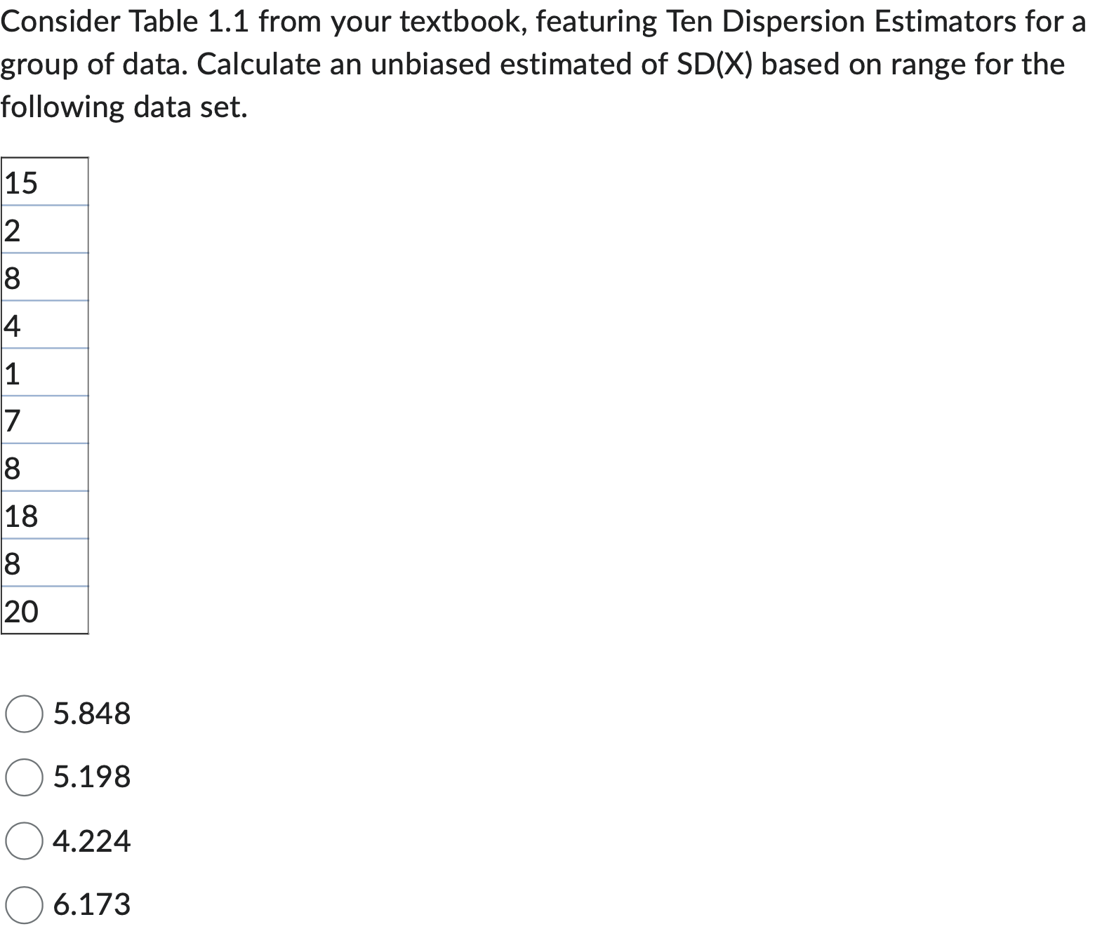 Solved Consider Table 1.1 from your textbook, featuring Ten | Chegg.com