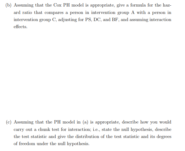 6. Consider a hypothetical two-year study to | Chegg.com