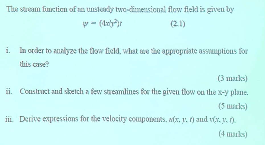 Solved A uniform stream is known to be steady, | Chegg.com