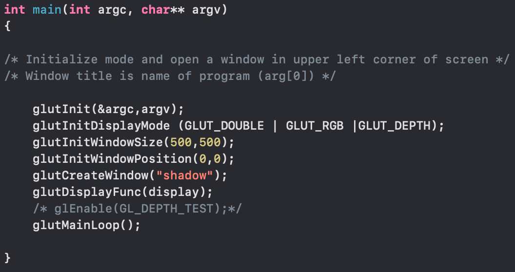 Solved #include #include #include /* glut.h */ void | Chegg.com