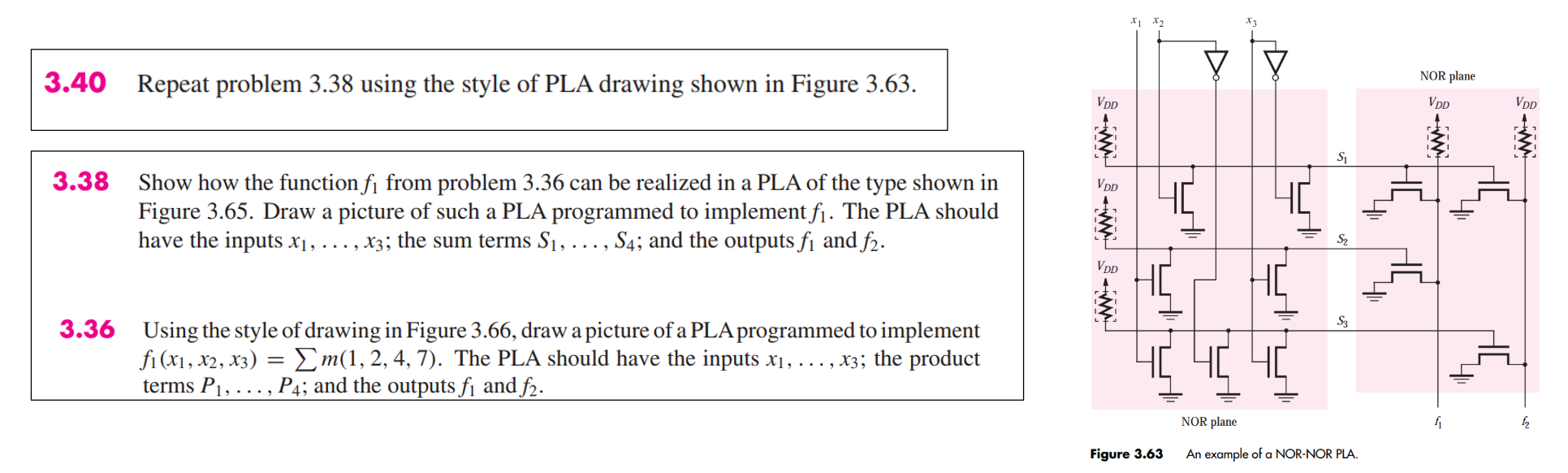 Solved I need the answer to #3.40. I also included the | Chegg.com